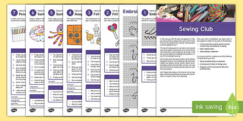 Sewing Machine Diagram Activity Pack