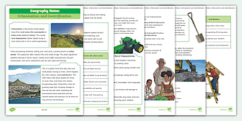 Grade 8 Geography Notes: Types of Settlements
