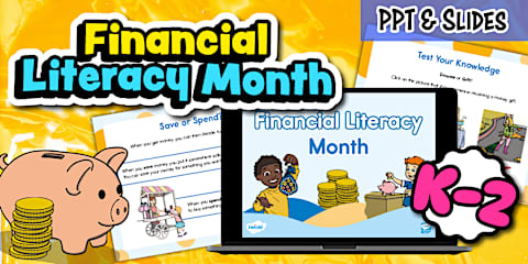 Second Grade Financial Literacy PowerPoint Game