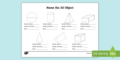 3D Shape Properties Display Posters - Australian Maths Resource