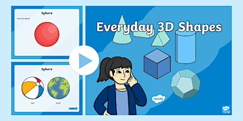 3D Shapes Interactive PowerPoint