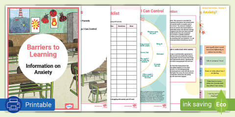 Barriers to Learning Information ADHD Booklet