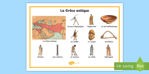 Carte de la Grèce antique