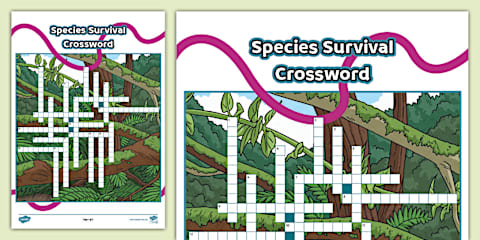 National Science Week - Species Survival Word Search