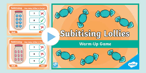 0-20 Number Subitising Flash Cards