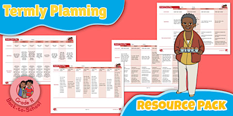 Gr R Phonics Term 1 Planner
