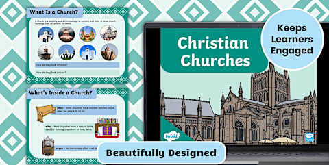 Places of Worship Church Worksheet