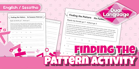 Grade 7 Maths - Term 3 - Numeric Patterns - Sesotho/English (CAPS Aligned)