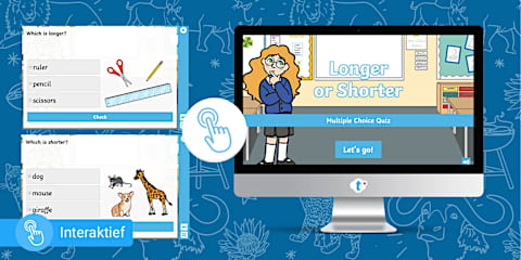 Longer or Shorter Interactive Sorting Game