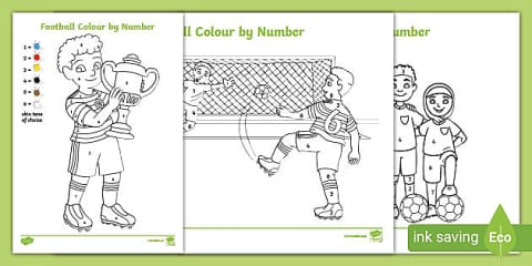 Football Button Placing Fine Motor Skills Activity