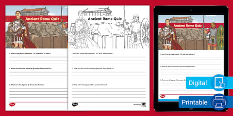 Sixth Grade Ancient Rome Quiz