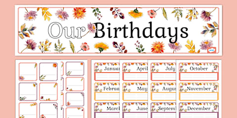 Great Barrier Reef Themed Birthday Display Pack