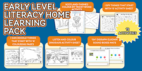 Literacy Nursery Home Activity Ideas