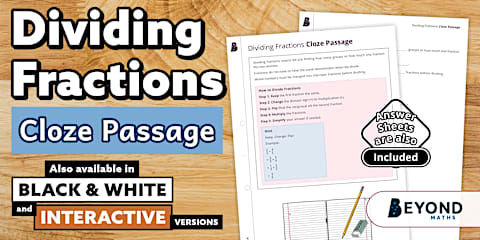 Multiplying and Dividing Negative Fractions Activity