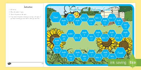 Animal-Themed Doubles Addition Game