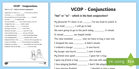 Sentence Matching Game Conjunctions When, If, That and Because