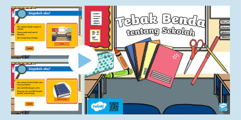 Classroom Objects - Differentiated Labelling - Indonesian