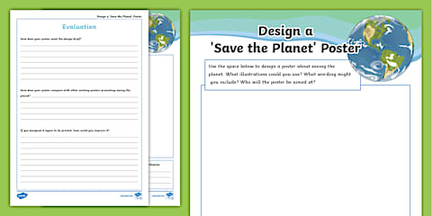 Protecting Our Planet Leaflet Template