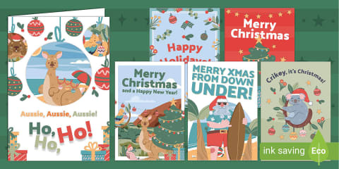 Auslan Christmas Cards