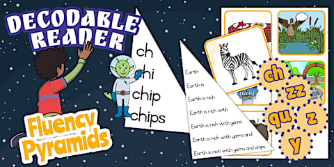 Foundation Phase Phonics - ure, er Decodeable Reader - Fluency Pyramid ...