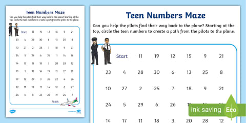 Subitising Ice Cream Teen Numbers Matching Activity Game
