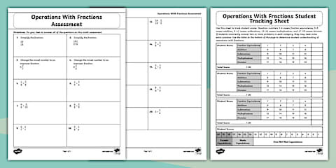 Middle School Basic Skills Fraction Equivalence and Comparison ...