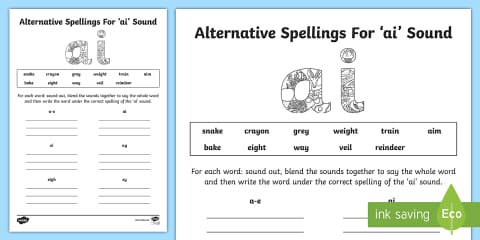 Alternative Spelling For igh Sound Worksheet