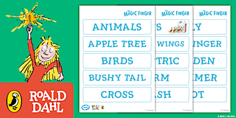 The Magic Finger: Reading Comprehension [Ages 5-7]