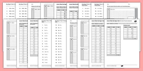 Year 4 Arithmetic Full Practise Tests Assessment Spreadsheet