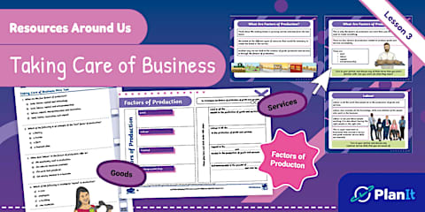 Year 5 HASS Economics and Business Resources Around Us Lesson 2 We ...