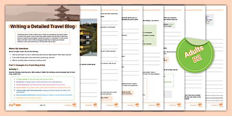 How to Write a Blog Lesson Pack