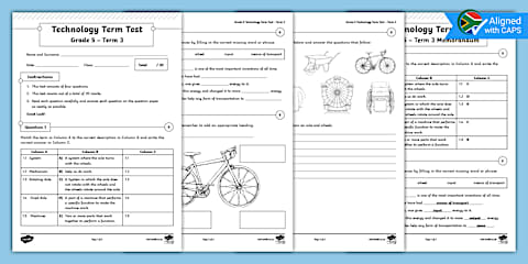 Grade 5 Maths - Term 3 - Assessment 2 (CAPS Aligned)