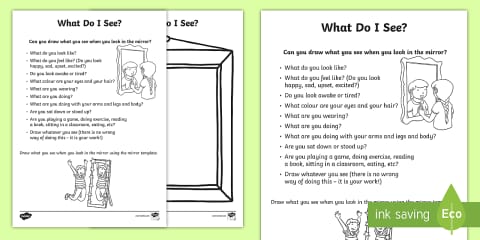 How Do I See Myself? Worksheet