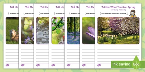 Draw the Spring Picture Worksheet