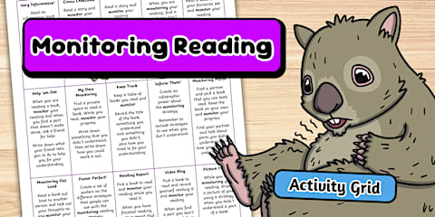 Monitoring Super Six Reading Comprehension Pack