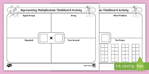 Multiplicative Thinking- Think Board