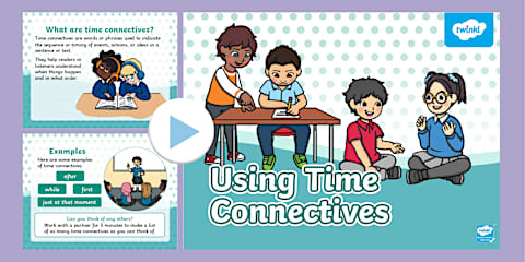 Time Sequencers and Connectors Exercises PDFs | Twinkl