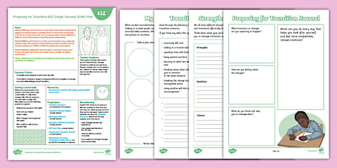 Twinkl Symbols: My New School Transition Booklet