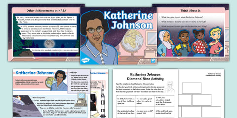 The Extraordinary Life of Katherine Johnson: Biography Fact File ...