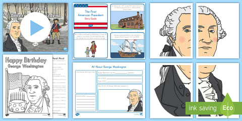 George Washington Graphic Organizer for K-2nd Grade