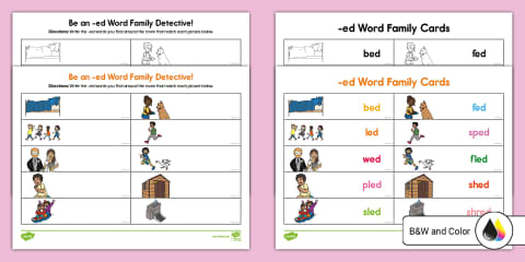 -og Word Family Read and Write the Room Worksheet for K-1st Grade