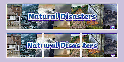 STEM IU Yr 5 Natural Disasters I Can Statements Display Posters