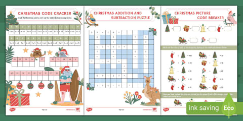 Year 6 Christmas Maths Activity Pack