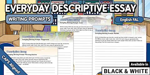Descriptive Writing Setting Cards