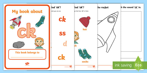 Find and Write the 'ck' Words Worksheets