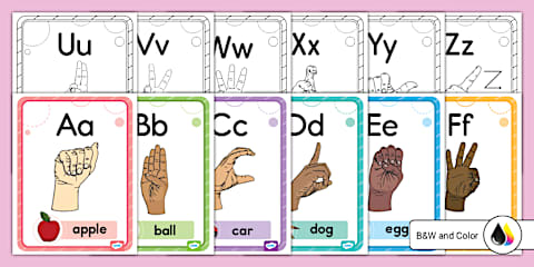 Favorite Sign Language activity | ASL Resource | Twinkl USA