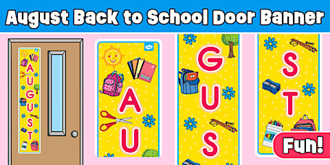 December Winter Classroom Door Decoration Banner