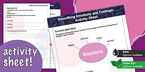 'Show Don't Tell': Improving Writing Activity Sheet