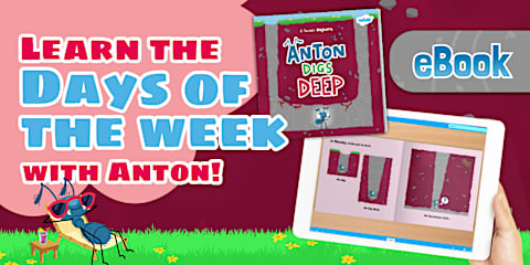 Anton Digs Deep – French Days and Months Word Search