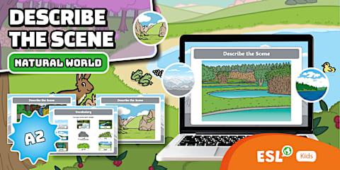 ESL Differentiated Nature Flashcards [Kids, A1-A2]